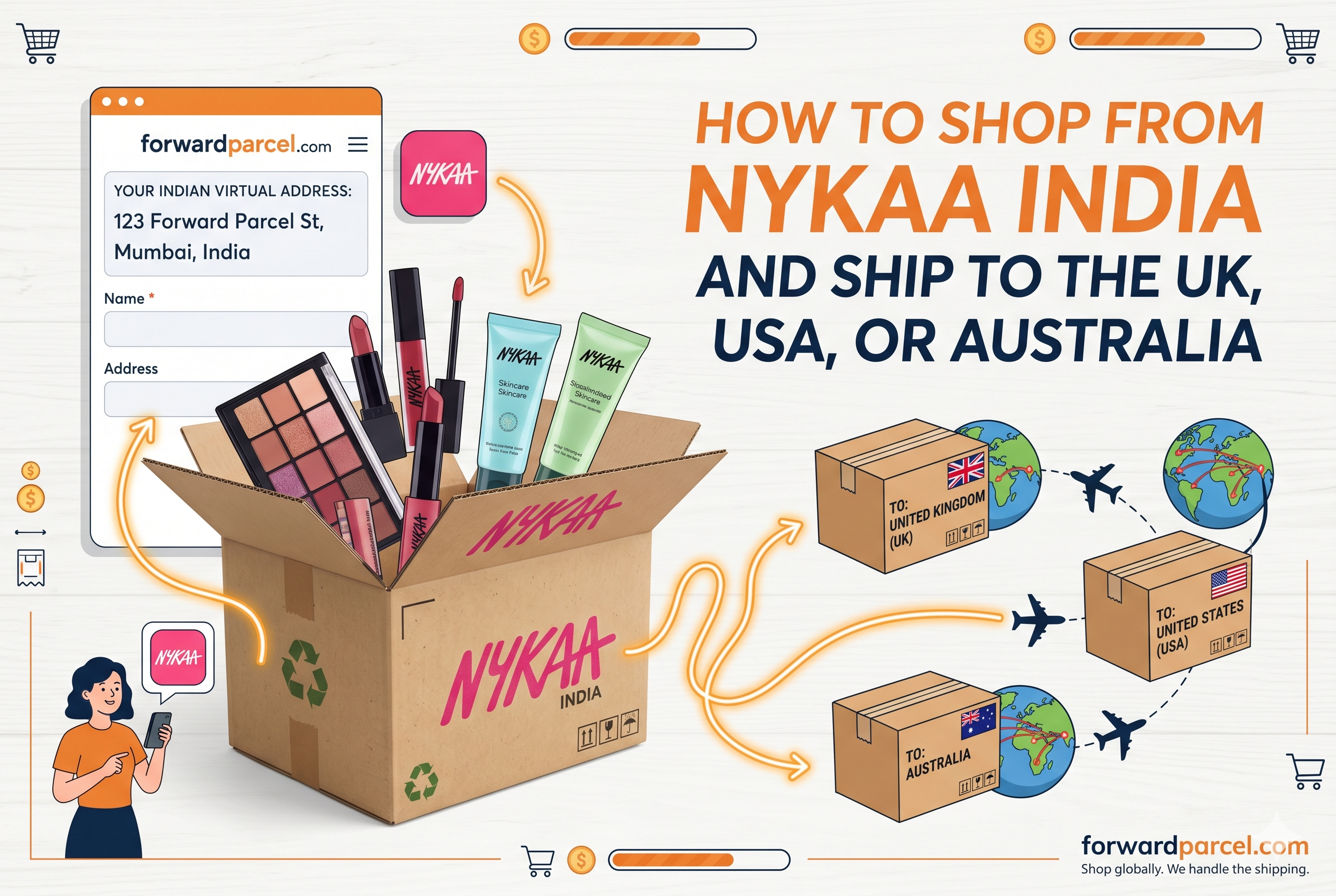 How to Shop from Nykaa India and Ship to the UK, USA, or Australia ...
